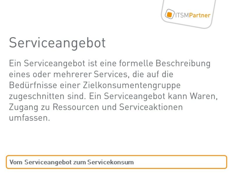 * Definition: Serviceangebot - TOP Kurse